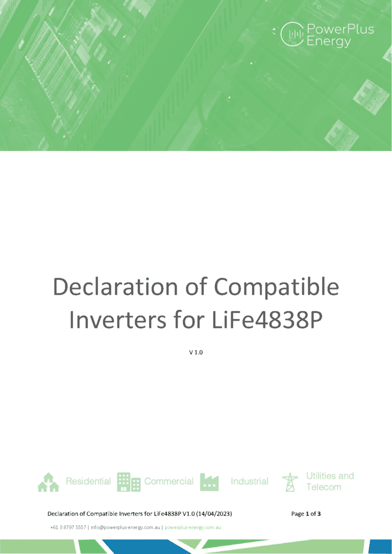 Lithium Solar Batteries - PowerPlus Energy